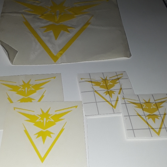 Pokemon | Accents | 5 Team Instinct Pokemon Go Window Decals New | Poshmark